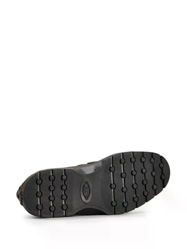 TOD'S Logo-debossed Leather Loafers