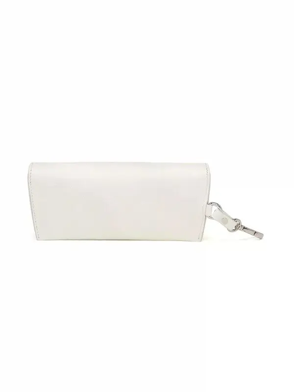 Prada Logo Plaque Sunglasses Case - White