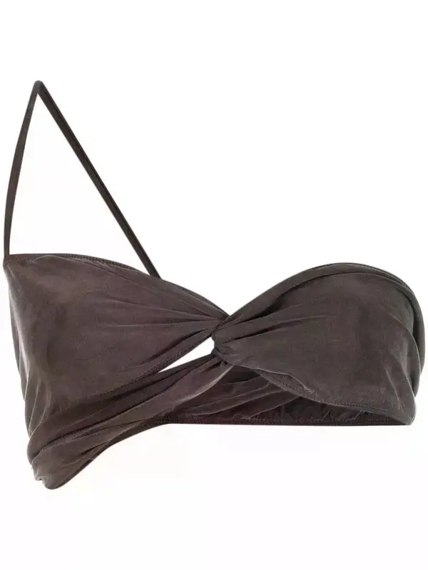 Jacquemus Le Bandeau Asymmetric Top - Brown