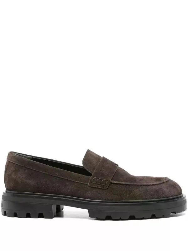 Hogan H673 Suede Loafers