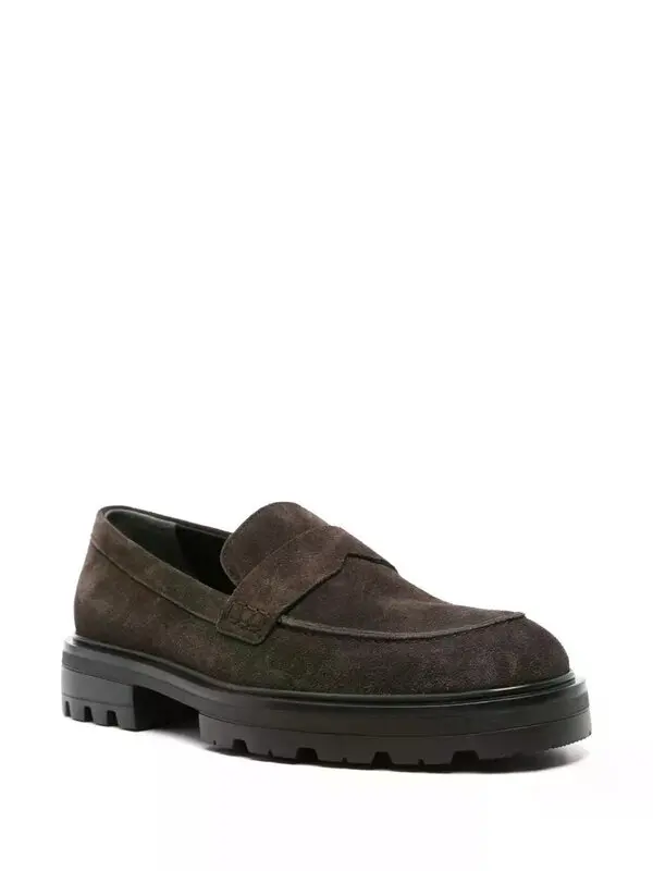 Hogan H673 Suede Loafers