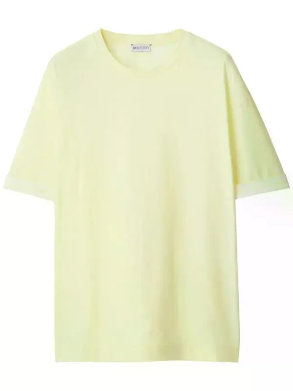 Burberry Equestrian Knight Motif Cotton T-shirt