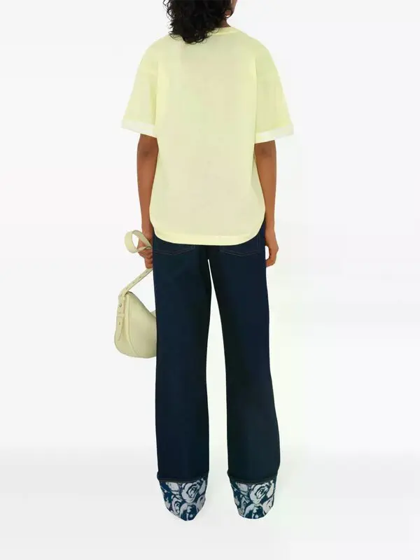 Burberry Equestrian Knight Motif Cotton T-shirt