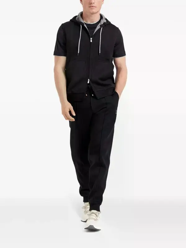Brunello Cucinelli Sleeveless Zip-up Hoodie