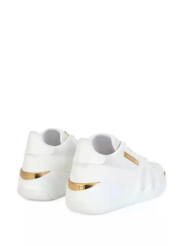 GIUSEPPE ZANOTTI Talon Leather Sneakers - White
