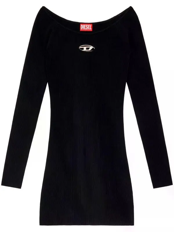 DIESEL® M-vera Ribbed Mini Dress