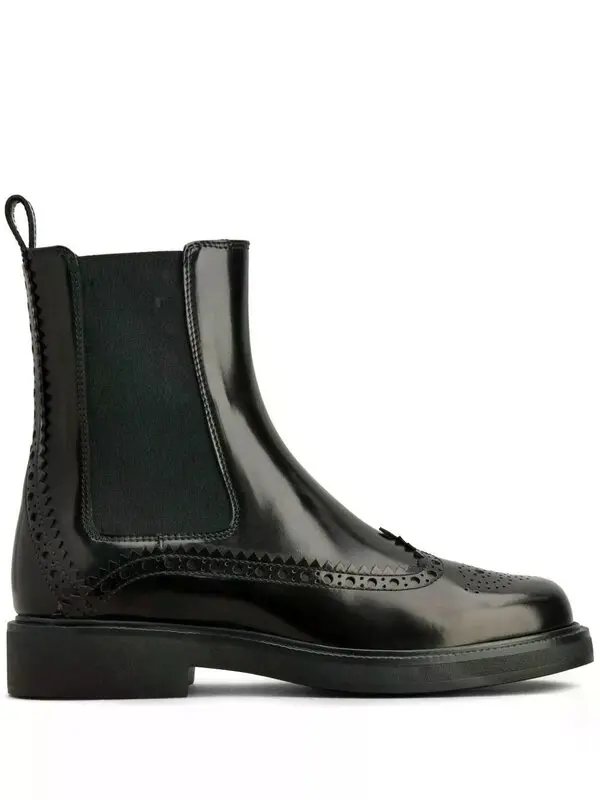TOD'S Brogue-style Chelsea Boots