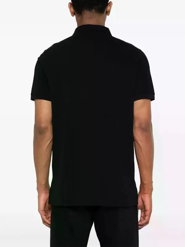 Canada Goose Logo-patch Polo Shirt - Black