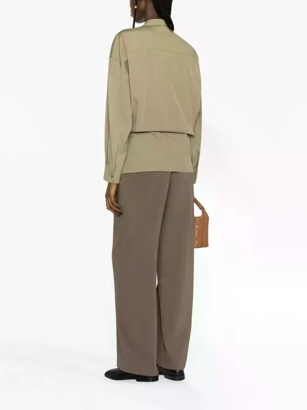 LEMAIRE Twisted Wrap Cotton Shirt