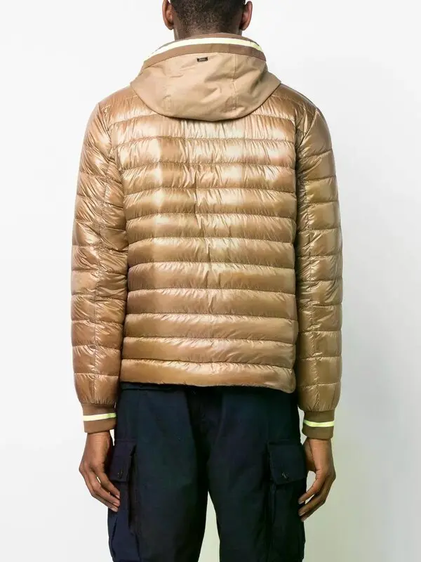 Herno Drawstring Hooded Down Jacket