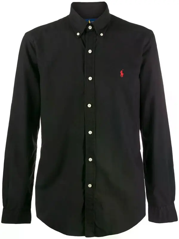 Polo Ralph Lauren Slim-fit Button Down Shirt - Black