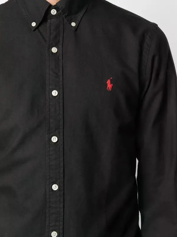 Polo Ralph Lauren Slim-fit Button Down Shirt - Black