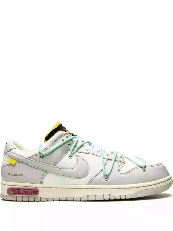 Nike X Off White Dunk Low Lot 04 Sneakers - Neutrals