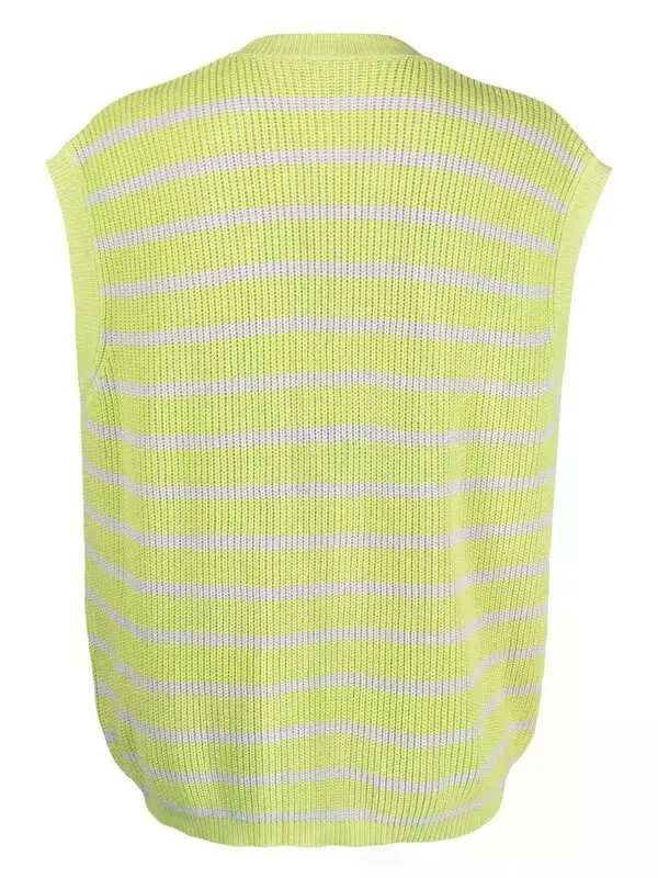Emporio Armani Horizontal-stripe Print Knitted Top