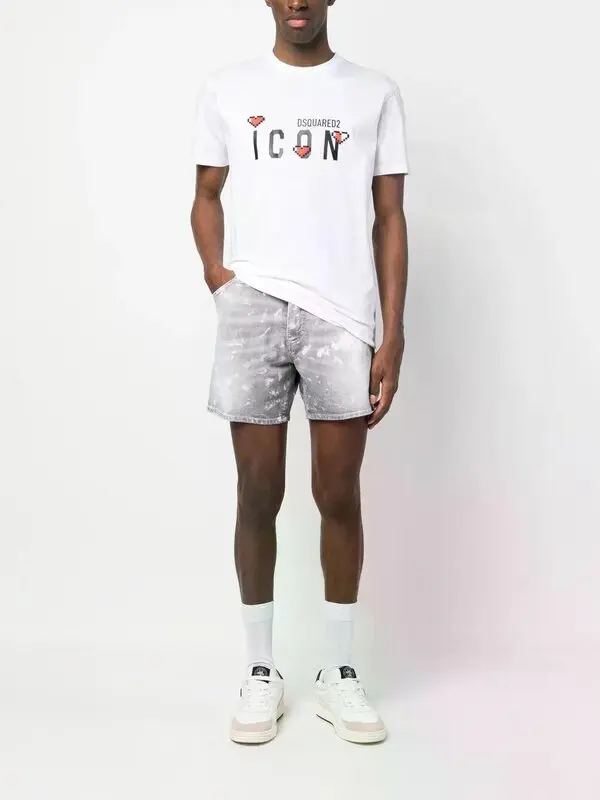 Dsquared2 Icon Logo-print T-shirt - White