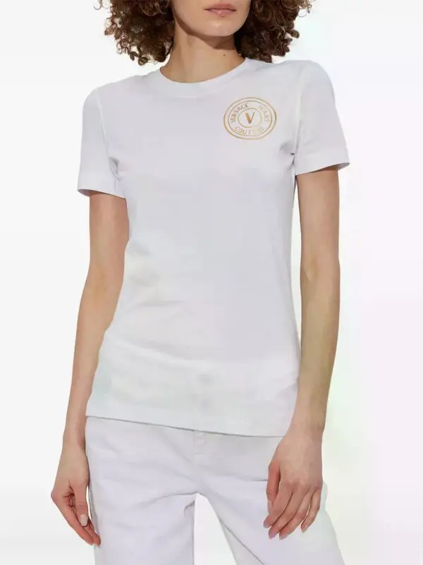 Versace V-emblem T-shirt - White