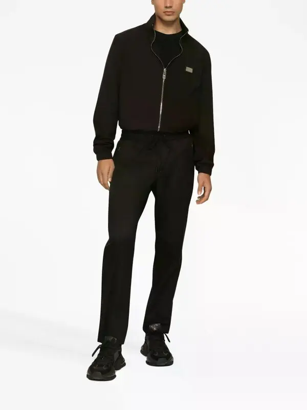 Dolce & Gabbana Logo Plaque Track Pants - Black