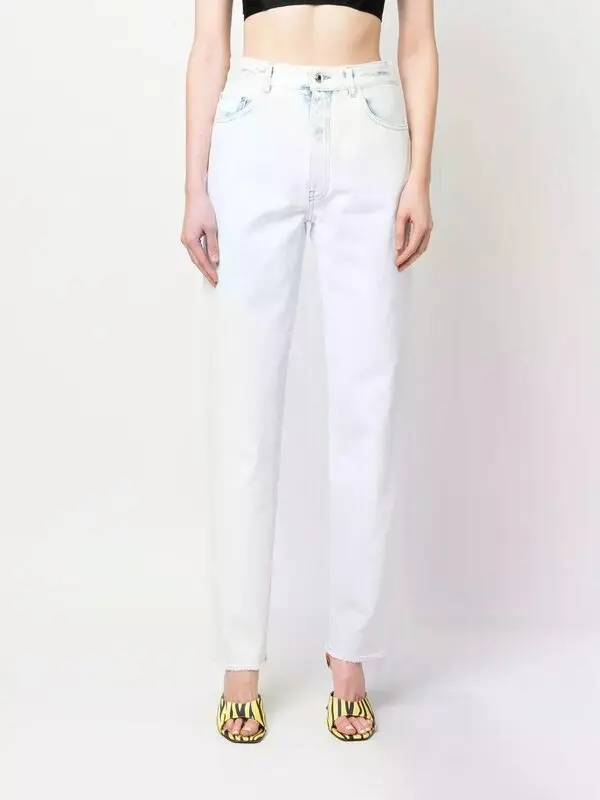 Gcds Embellished Straight Leg Jeans
