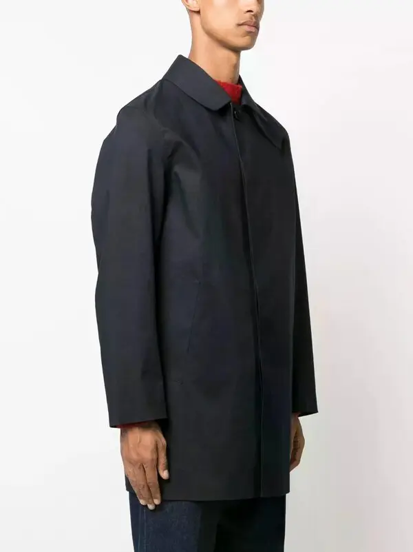 Mackintosh Single-breasted Cotton Coat