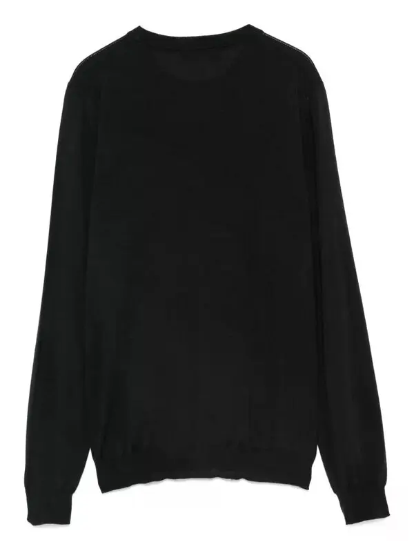ZANONE Fine-knit Sweater - Black