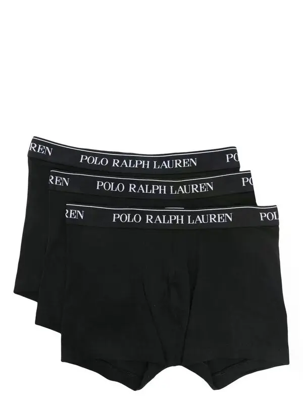 Polo Ralph Lauren Elastic-waistband Boxers - Black