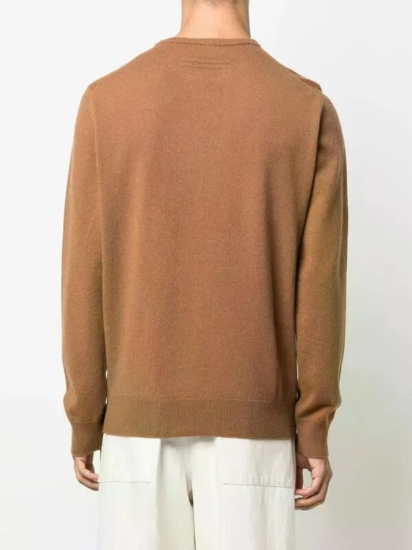 Zegna Crew-neck Cashmere Jumper - Brown