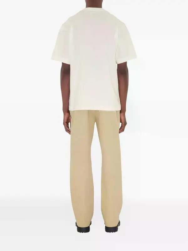 Burberry Cross-stitch Ekd​ T-shirt - Neutrals