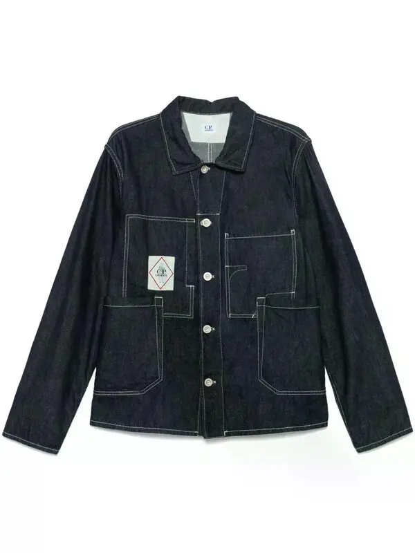 C.P. COMPANY Logo-patch Denim Jacket