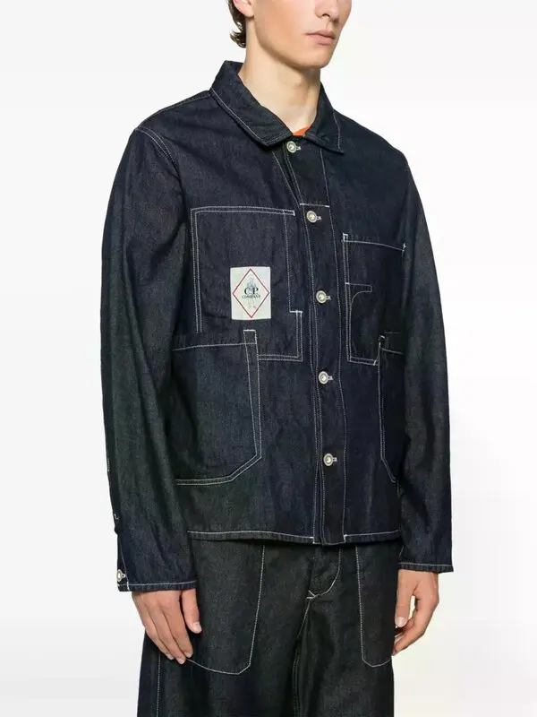 C.P. COMPANY Logo-patch Denim Jacket