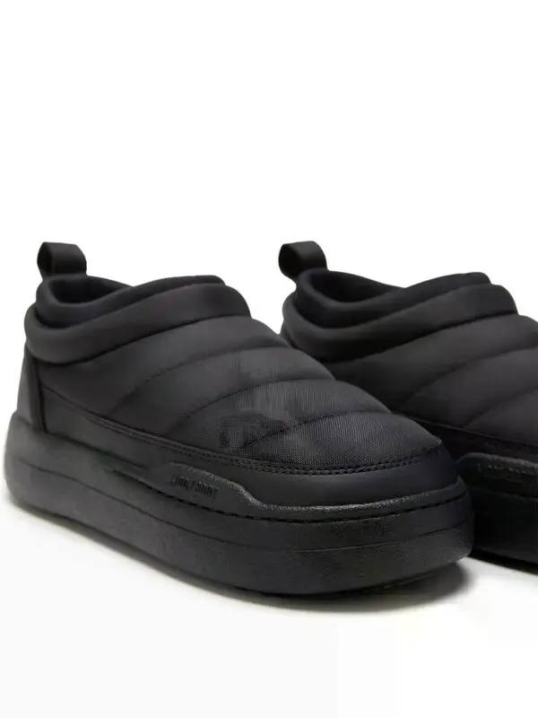 Moon Boot Park Logo-print Sneakers - Black