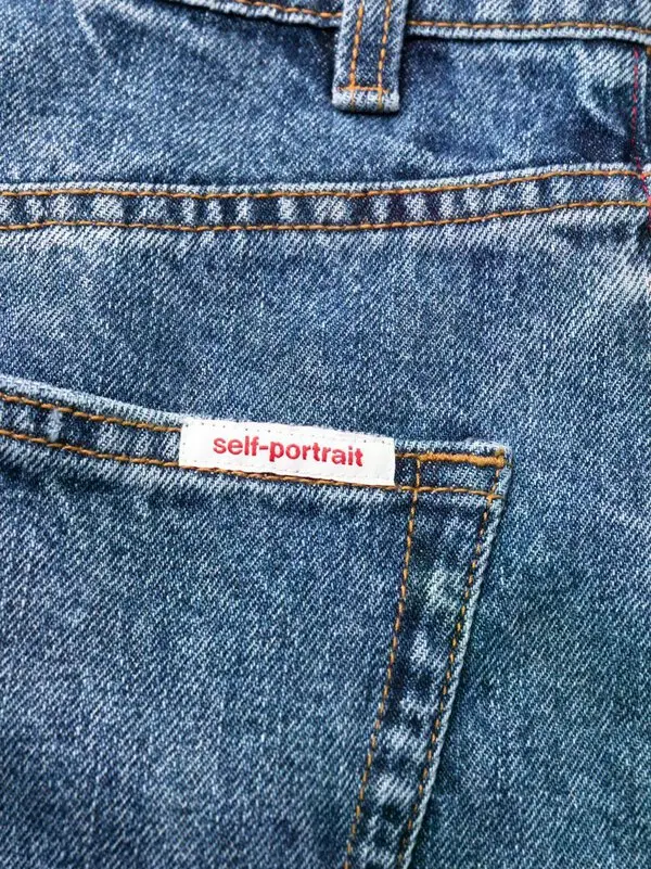 SELF-PORTRAIT Wide-leg Jeans
