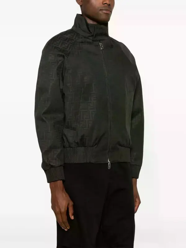 Fendi Ff Jacquard Bomber Jacket
