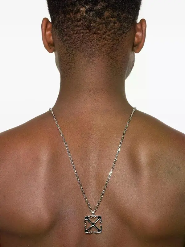 Off-White Arrows Enamel Necklace