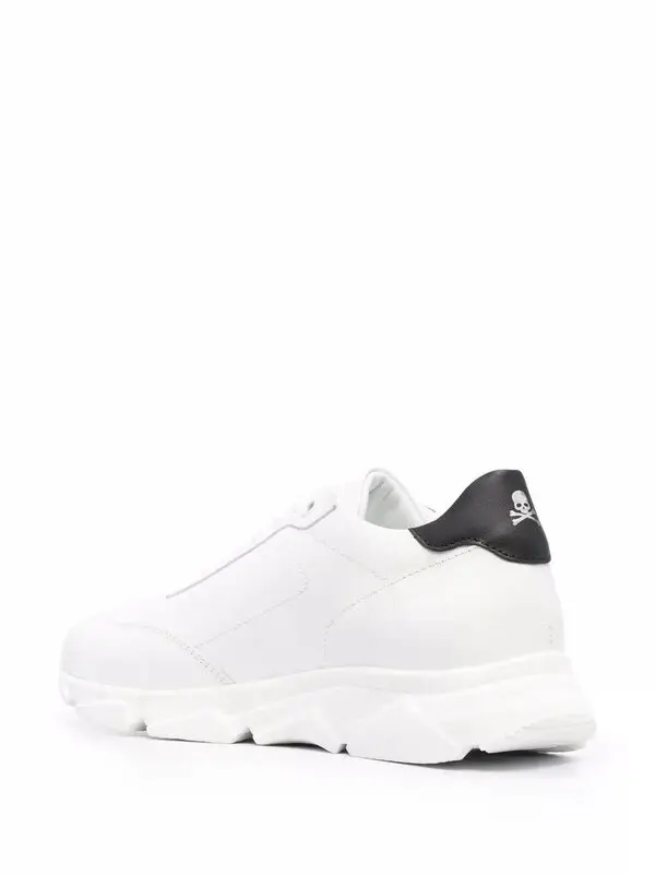 Philipp Plein Low-top Lace-up Leather Sneakers