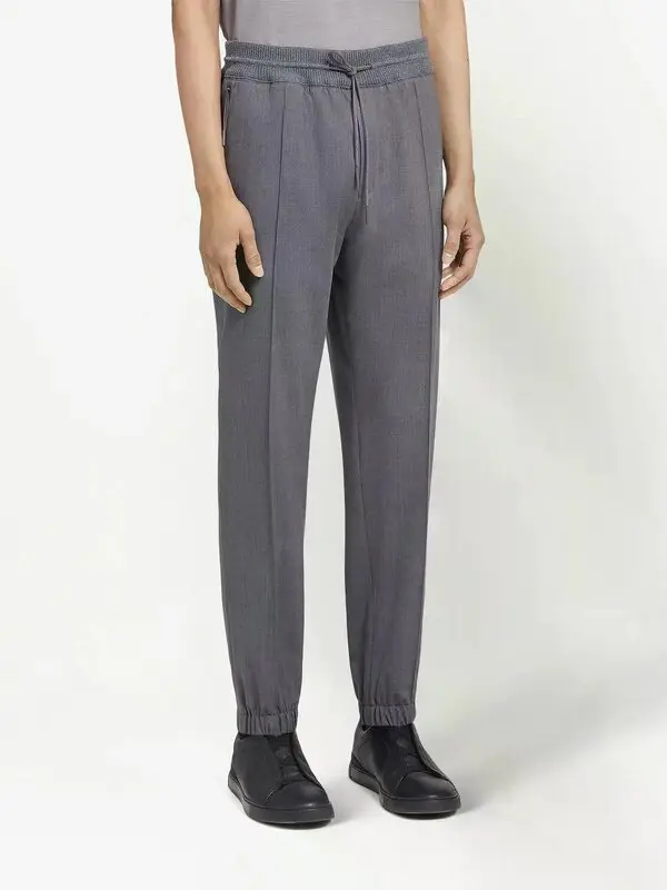 Zegna High Performance™ Wool Joggers - Grey