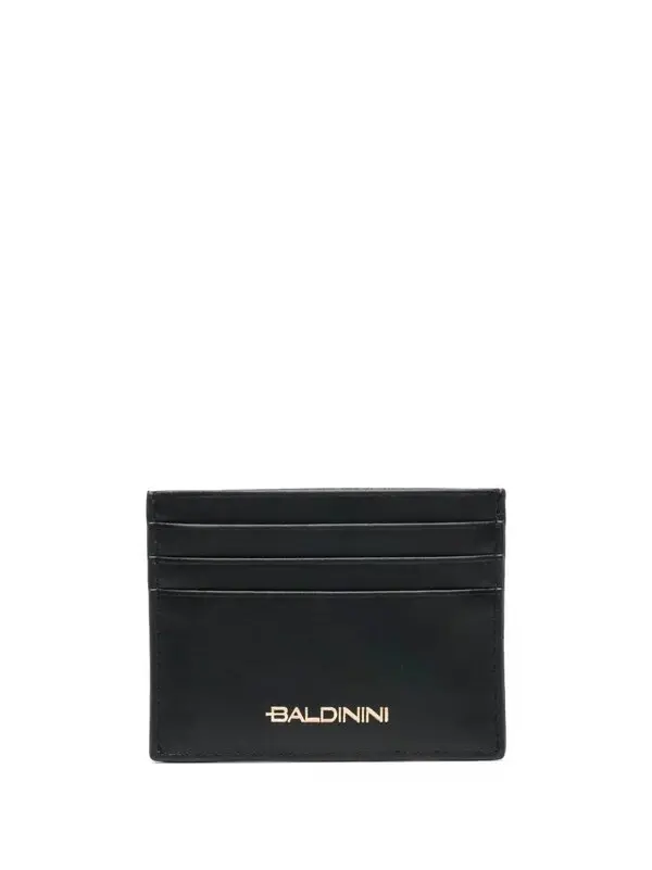 BALDININI Monogram-pattern Leather Card Holder