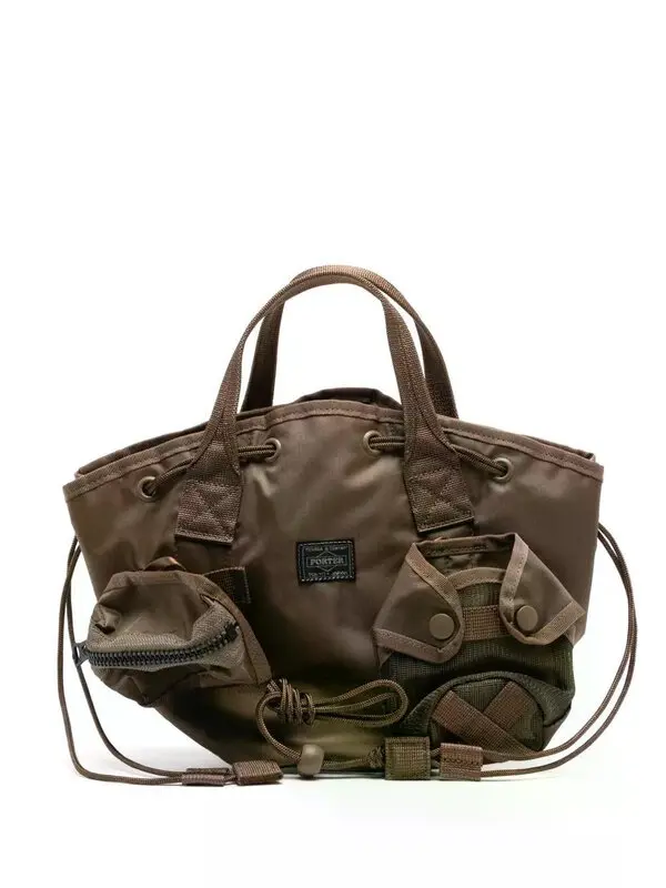 PORTER-YOSHIDA & CO Logo-patch Tote Bag - Brown