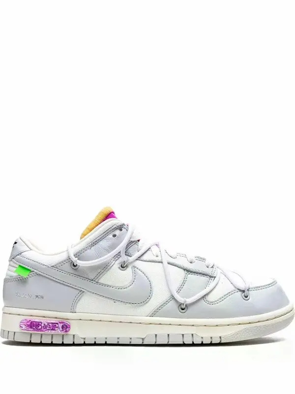 Nike X Off White Dunk Low Lot 03 Sneakers - Neutrals