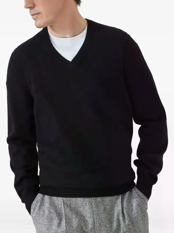 Brunello Cucinelli V-neck Cashmere Jumper