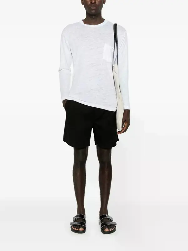 Nn07 Gregor Twill Shorts - Black