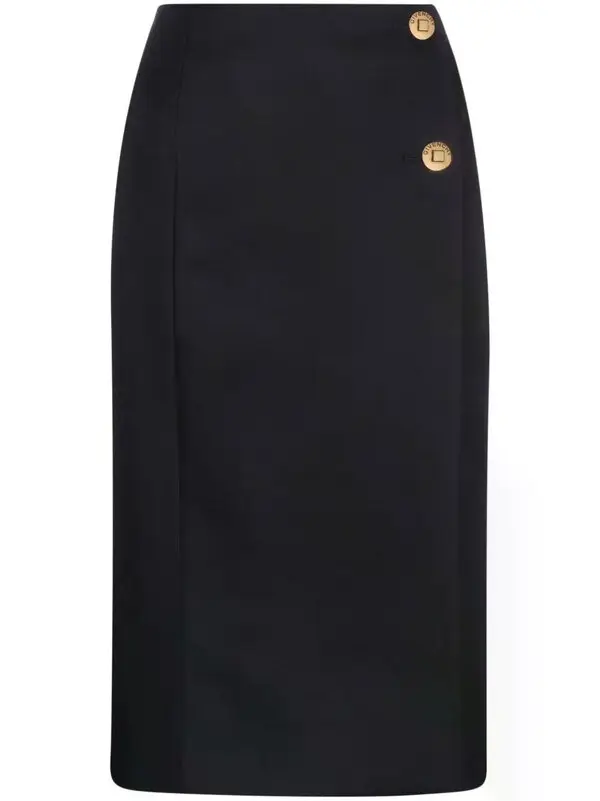 Givenchy Wool-blend Straight Skirt