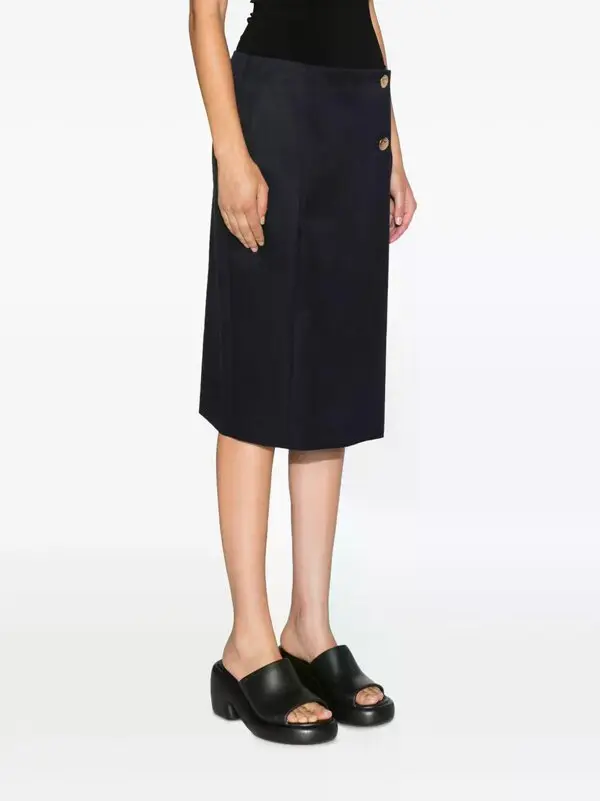 Givenchy Wool-blend Straight Skirt
