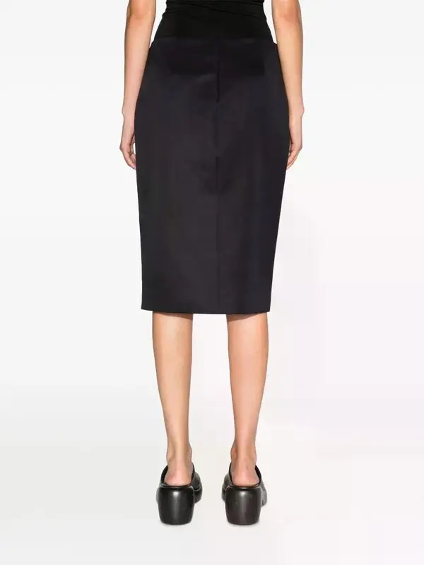 Givenchy Wool-blend Straight Skirt