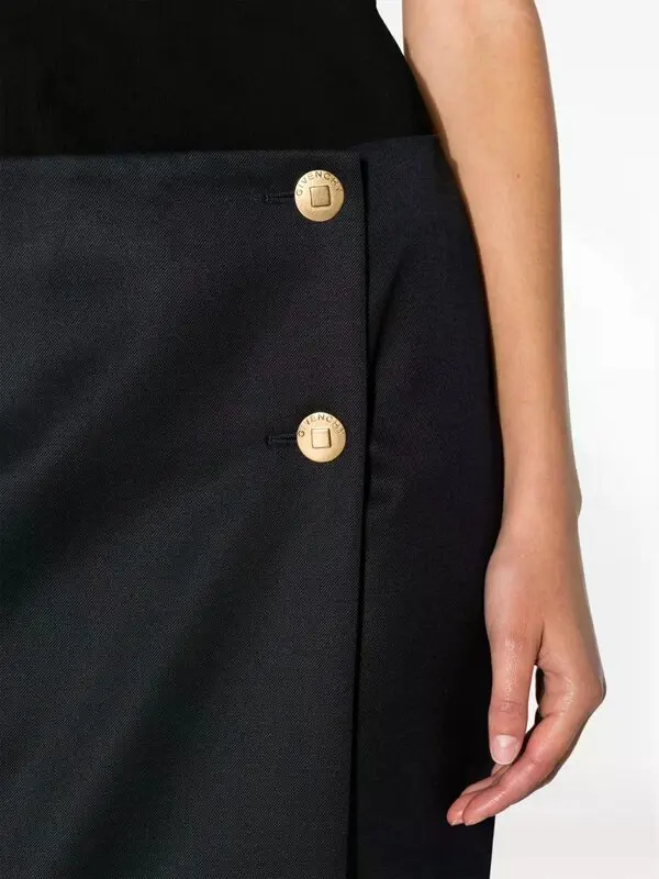 Givenchy Wool-blend Straight Skirt