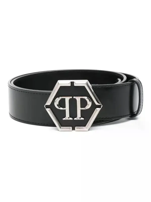 Philipp Plein Logo-buckle Belt - Black