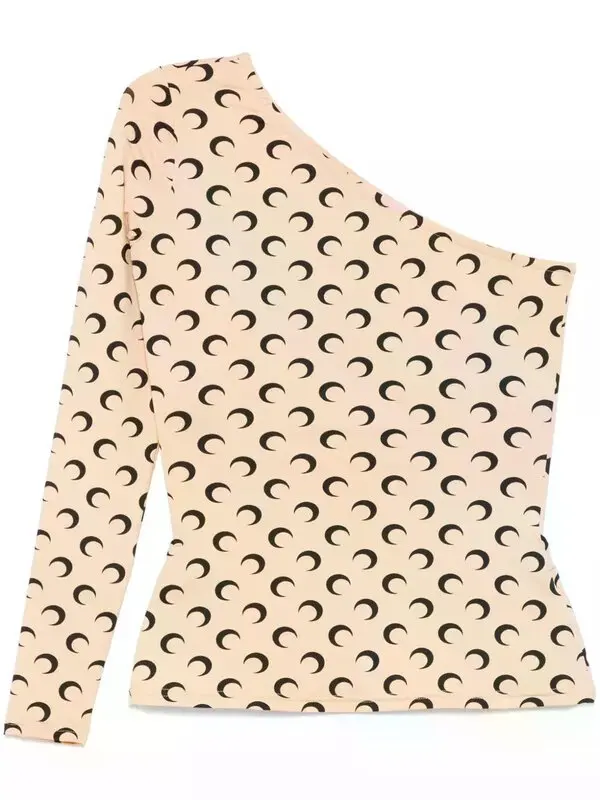 MARINE SERRE Crescent Moon Asymmetric Top