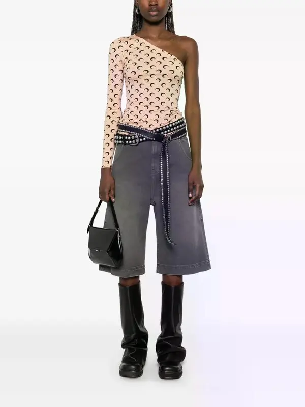 MARINE SERRE Crescent Moon Asymmetric Top
