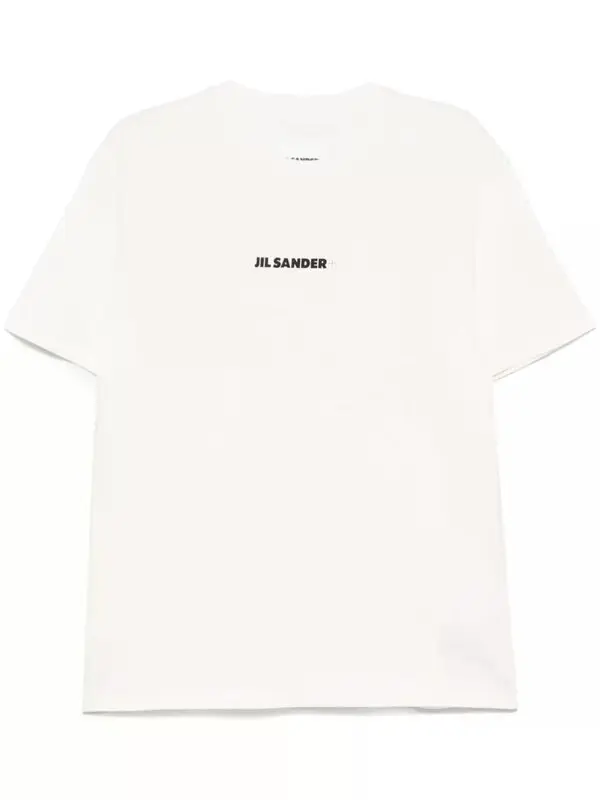 JIL SANDER Logo-print T-shirt - Neutrals