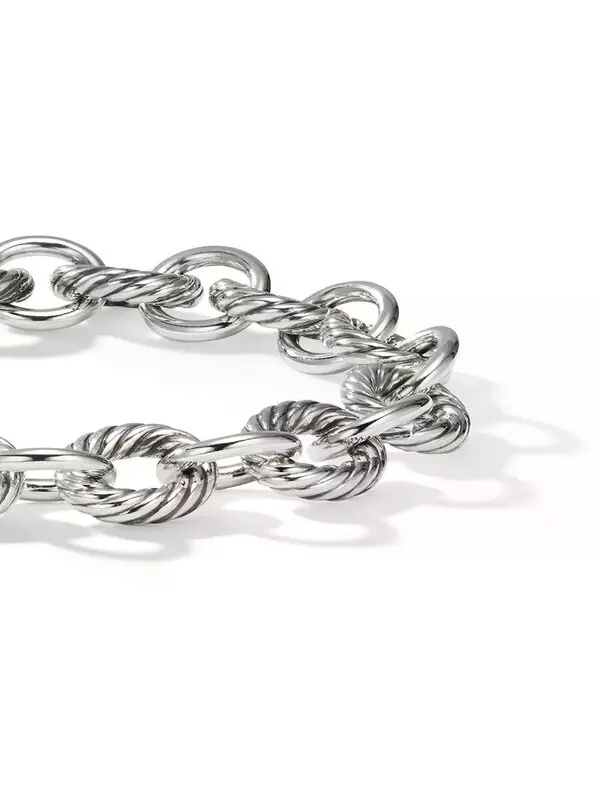 David Yurman Sterling Oval Link Chain Bracelet