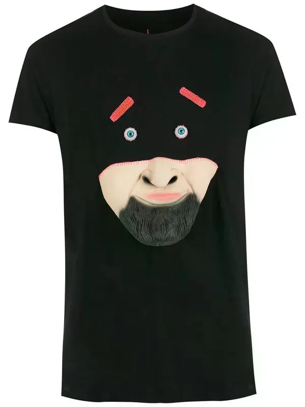 AMIR SLAMA Graphic-print Cotton T-shirt